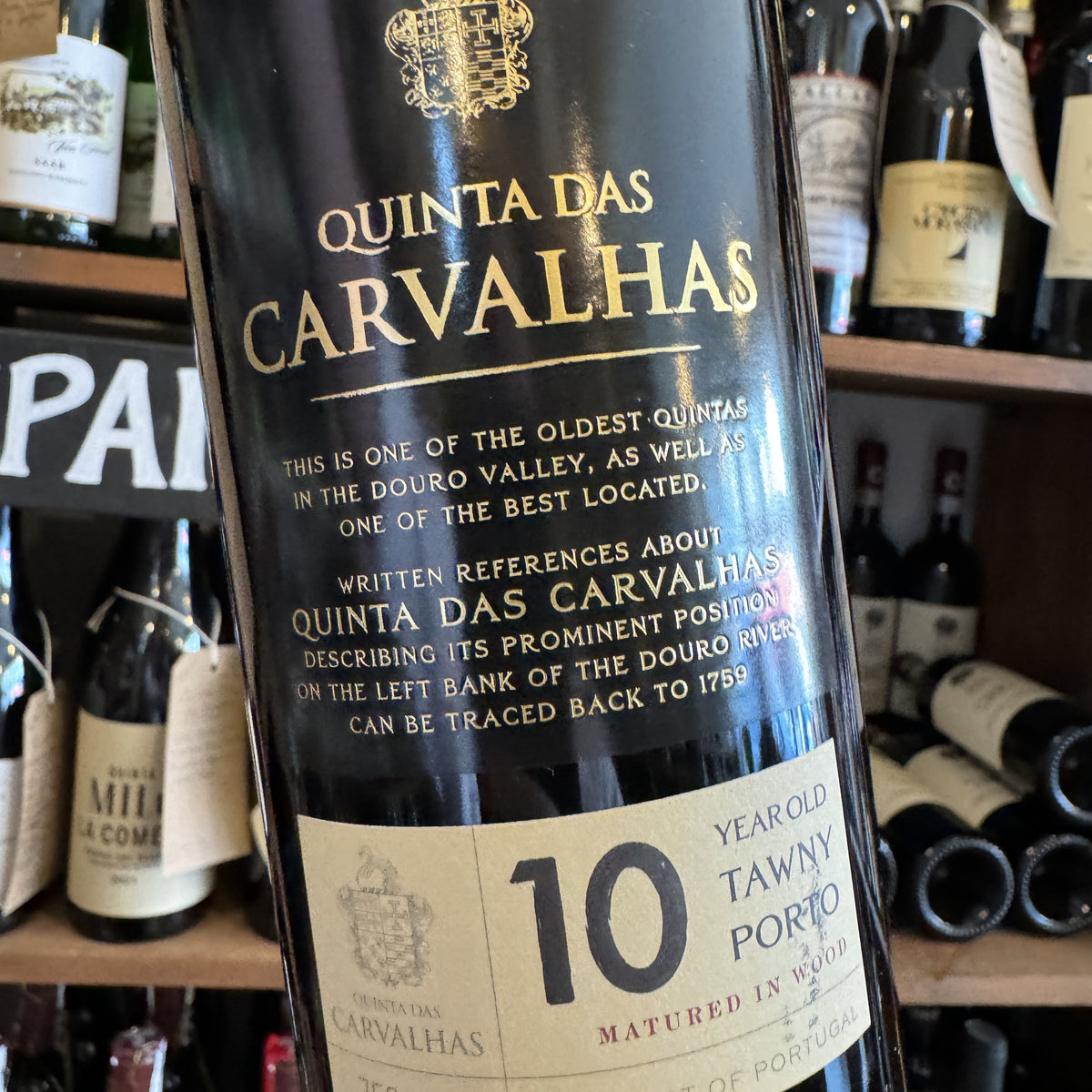 Quinta das Carvalhas 10 Year Old Tawny Port 75cl – St Andrews Wine ...