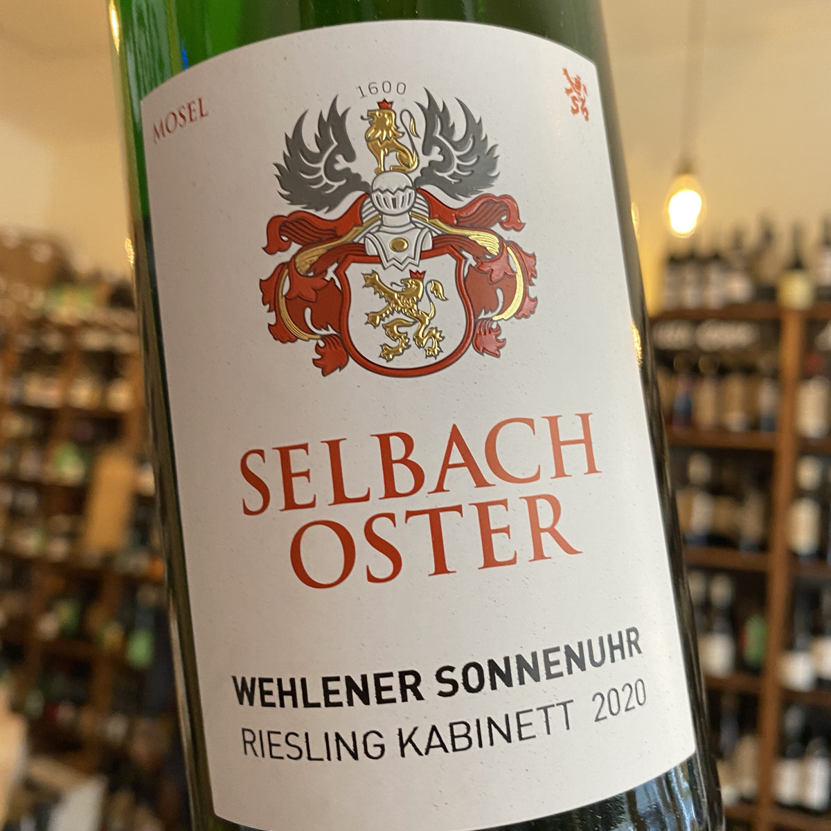 Selbach Oster Wehlener Sonnenuhr Riesling Kabinett 2020 75cl – St ...
